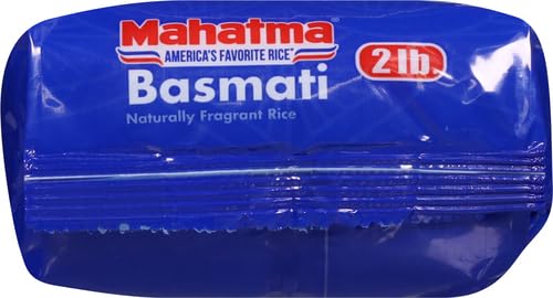 Mahatma Indian Basmati Rice, 32-Ounce Bag of Rice, Fluffy, Floral, and Nutty-Flavored Rice, Stovetop or Microwave Rice