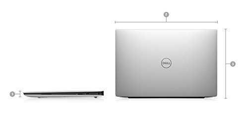 2018 Dell XPS 9370 Laptop, 13.3in UHD InfinityEdge Touch Display, 8th Gen Intel Core i7-8550U, 8GB RAM, 256 GB SSD, Fingerprint Reader, Windows 10, Silver (Renewed)