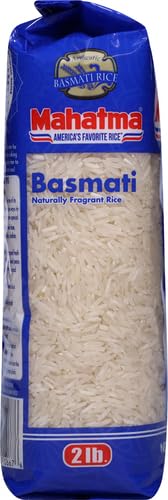 Mahatma Indian Basmati Rice, 32-Ounce Bag of Rice, Fluffy, Floral, and Nutty-Flavored Rice, Stovetop or Microwave Rice