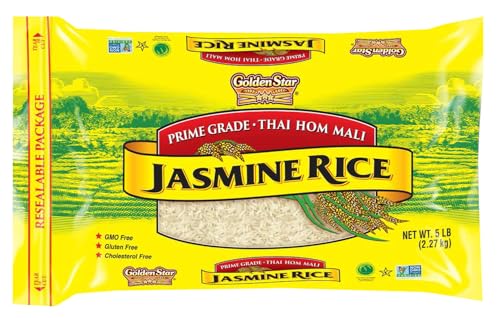 Golden Star Jasmine Rice, 80 oz
