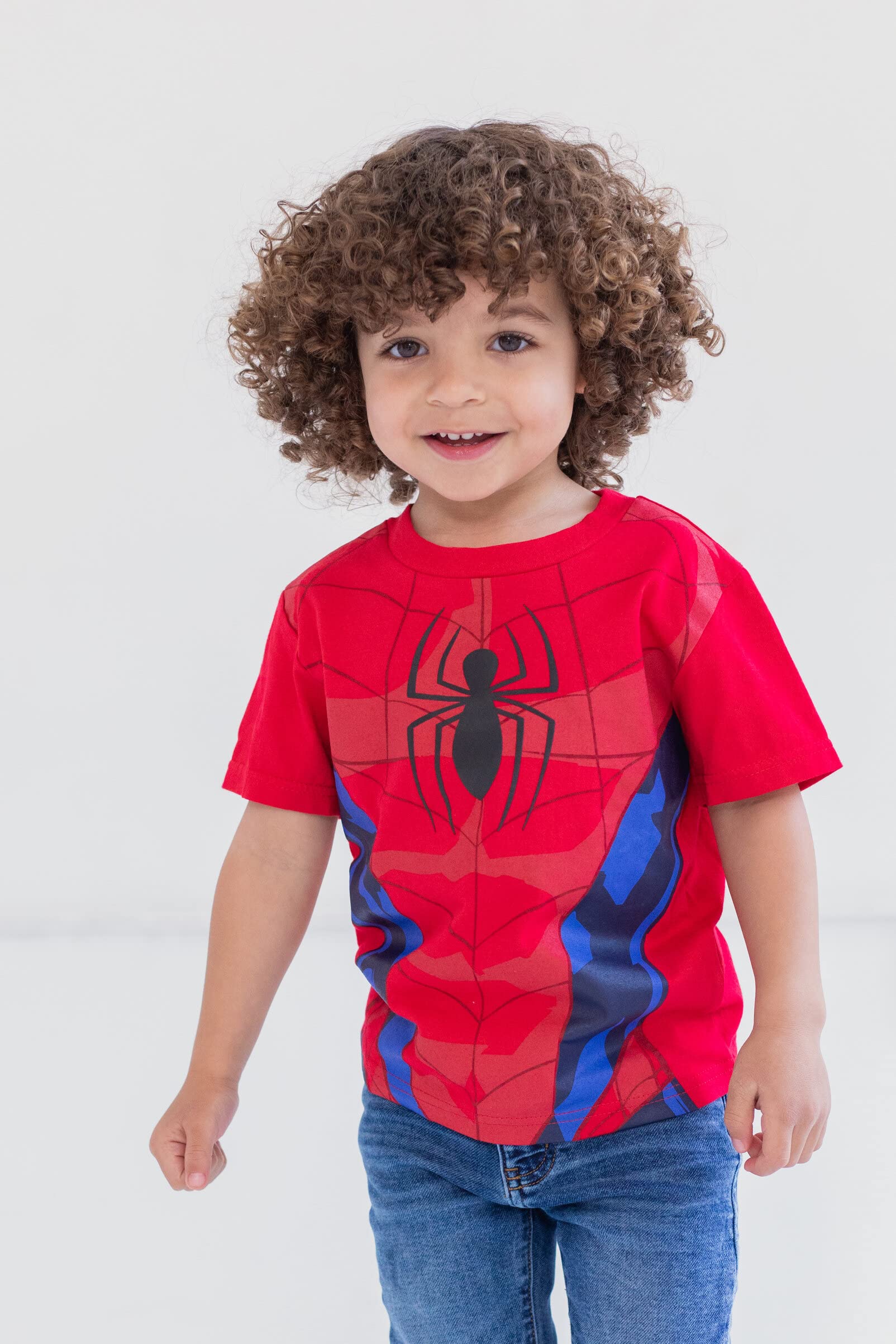 Marvel Spider-Man Big Boys 4 Pack T-Shirts Spiderman 10