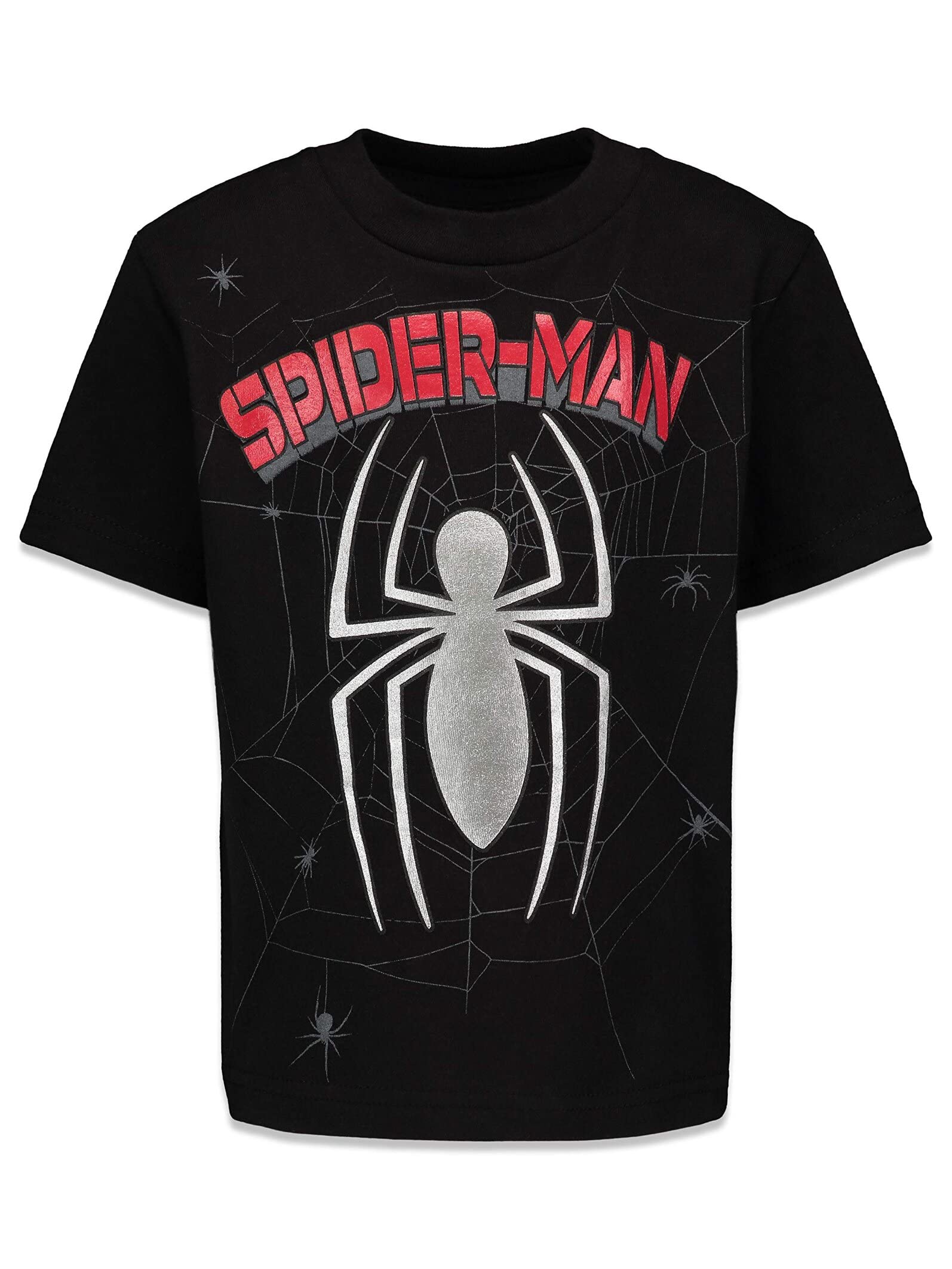 Marvel Spider-Man Big Boys 4 Pack T-Shirts Spiderman 10