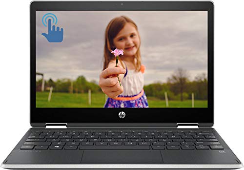 HP Pavilion x360 Premium 2 in 1 Laptop Computer, Intel Quad-Core Pentium Silver N5000 Processor, 11.6" HD IPS Touchscreen Display, 4GB DDR4 128GB SSD, HD Camera B&O USB-C HDMI WiFi BT 4.2 Win 10