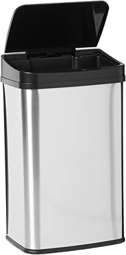 Ninestars DZT-50-28GD 13.2 Gallons / 50 Liters, Gold, Stainless Steel, Motion Sensor Trash Can