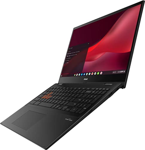 ASUS Cloud Gaming Chromebook Vibe CX55 Flip 15.6" Touchscreen 144Hz FHD 2-in-1 Laptop, Intel Quad-Core i5-1135G7 (Beat i7-1065G7), 8GB LPDDR4X RAM, 256GB PCIe SSD, WiFi 6, Bluetooth 5, Grey, Chrome OS