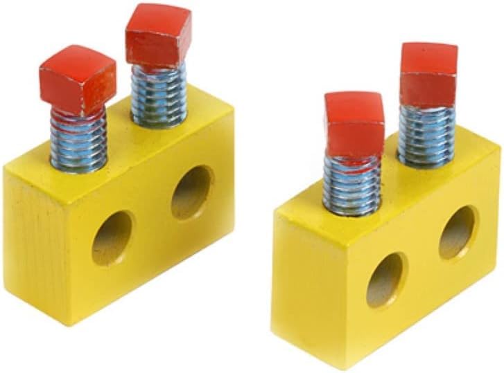 Garage Door Torsion Spring Repair Blocks Yellow Color Wire Sizes .3175 - .3625 Pair