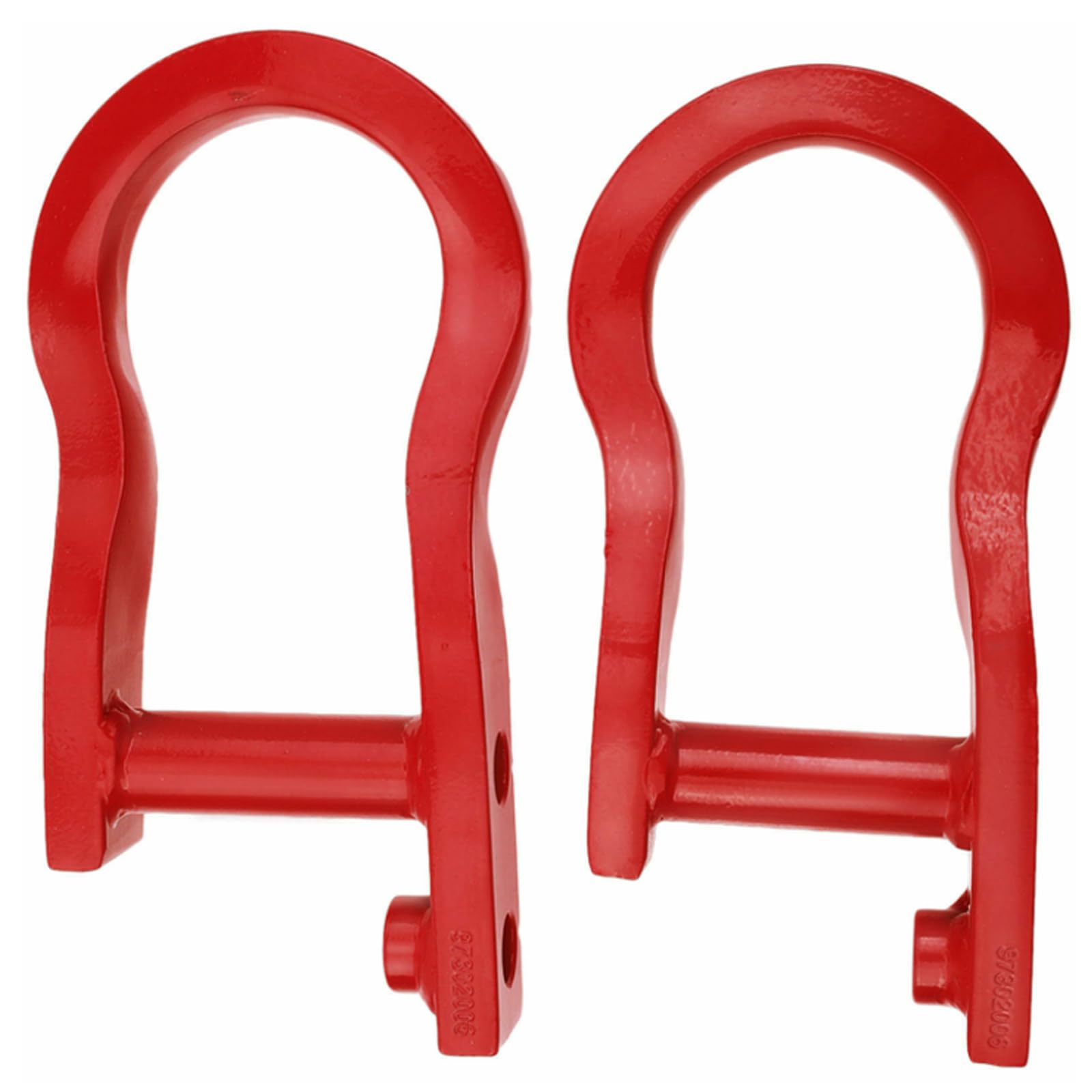 GJAUTOPARTS 84192871 Front Tow Hooks Compatible with Chevy Silverado Sierra 1500 2007-2018 Red Front Bumper Tow Hook Shackles(Pack of Pair)
