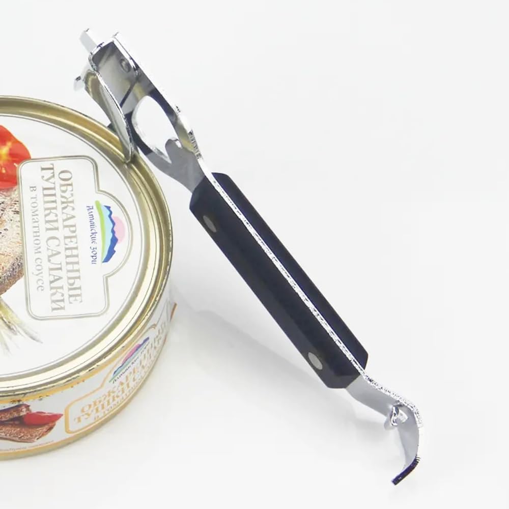 Bottle Opener, Multifunctional Stainless Steel Can Opener Jar Lid Gripper,Suitable for Camping and Traveling