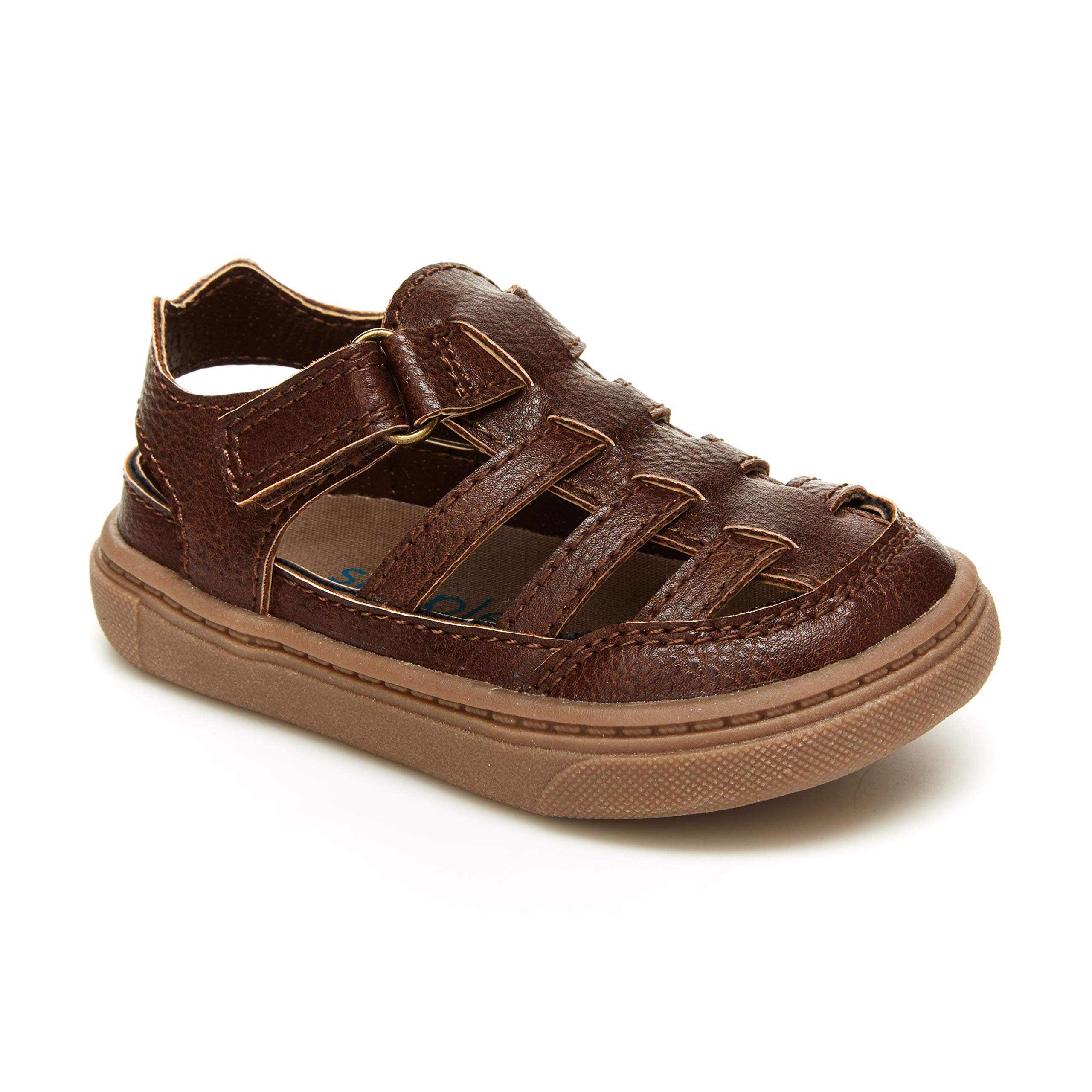 Simple Joys by Carter's Baby Frankie Sandal, Brown, 4 US Unisex Infant