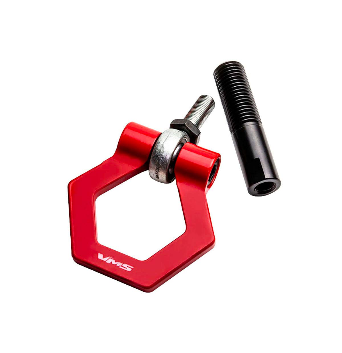 VMS RACING Rear Tow Hook in RED Compatible with Chevy Chevrolet Corvette C7 Z06 ZR1 Stingray Oval Track 14-19 2014-2019