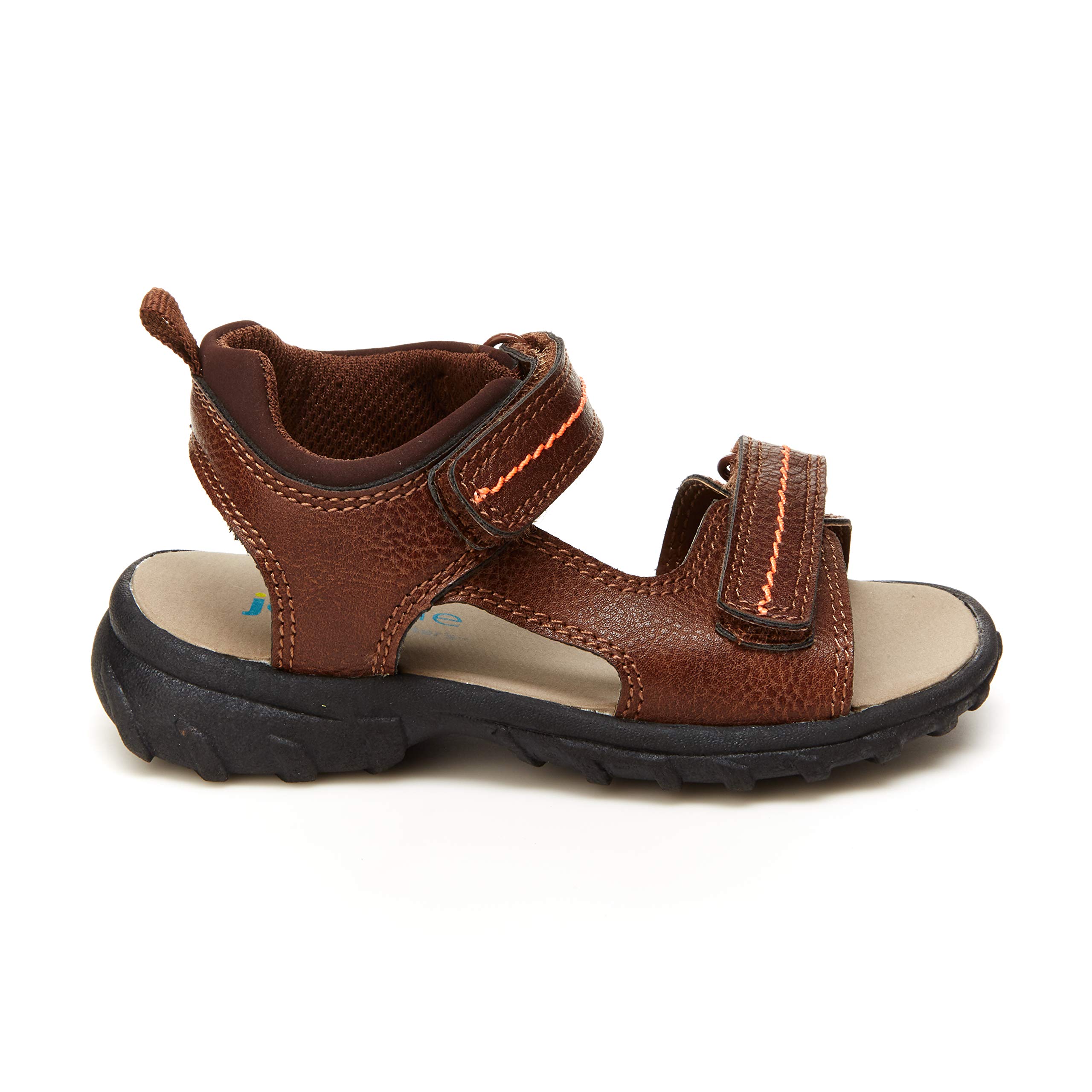 Simple Joys by Carter's Boy's Rowan Beach Sandal, Brown, 10 Toddler