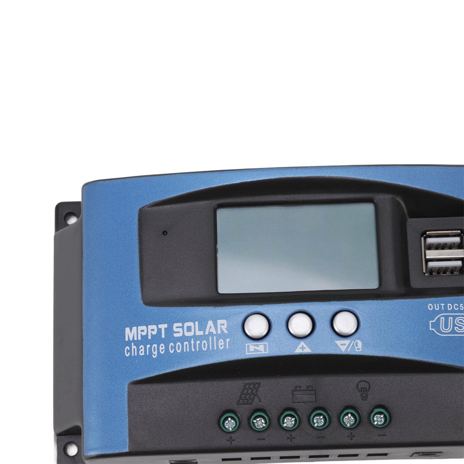 24-60V Solar Engergy System Controller, MPPT Controller, Renewable Energy System Controller with LCD Display for Home Industrial(80A)