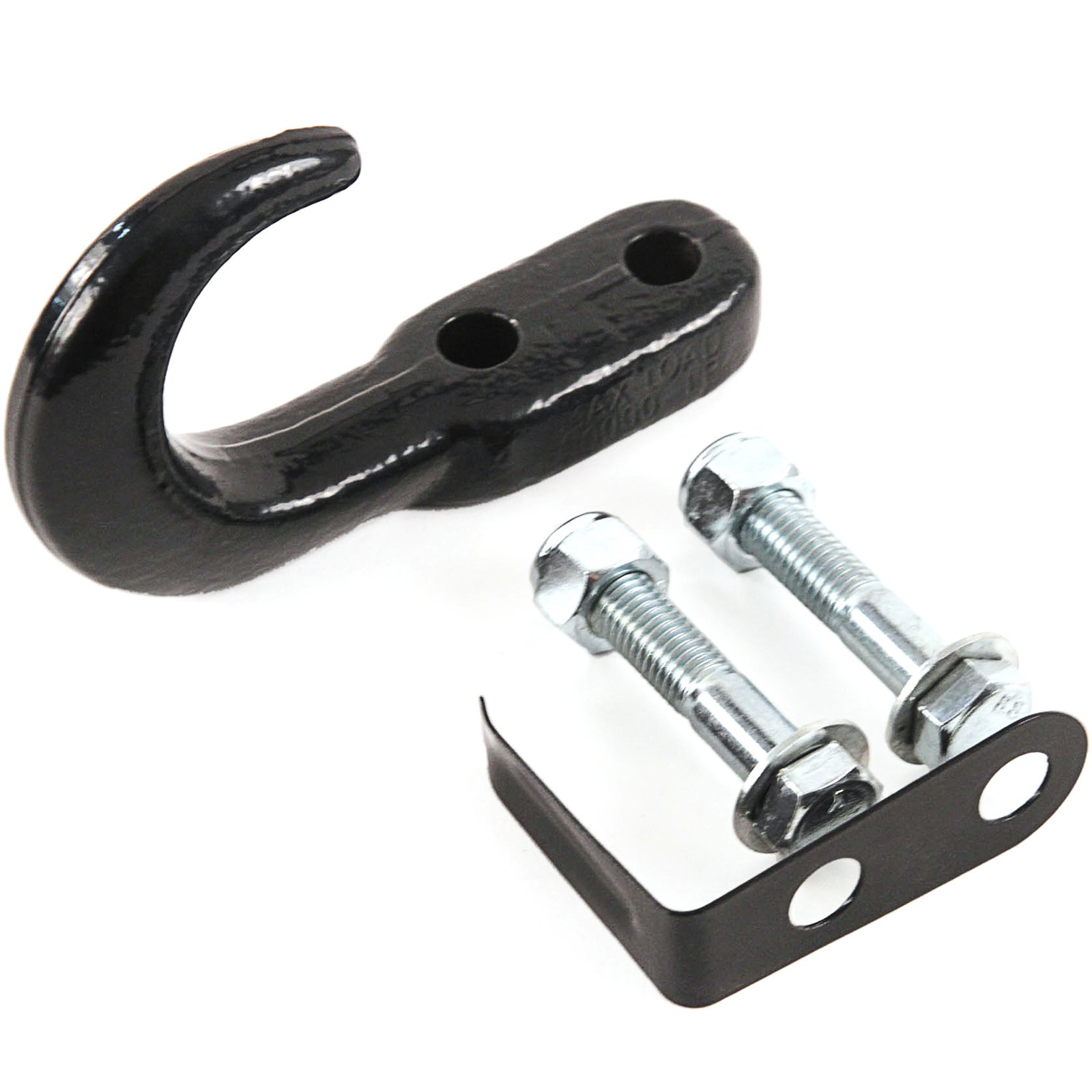 Red Hound Auto 4 Universal Recovery Tow Hooks for Compatible with Ford Dodge Chevrolet GMC Toyota Pickup Truck