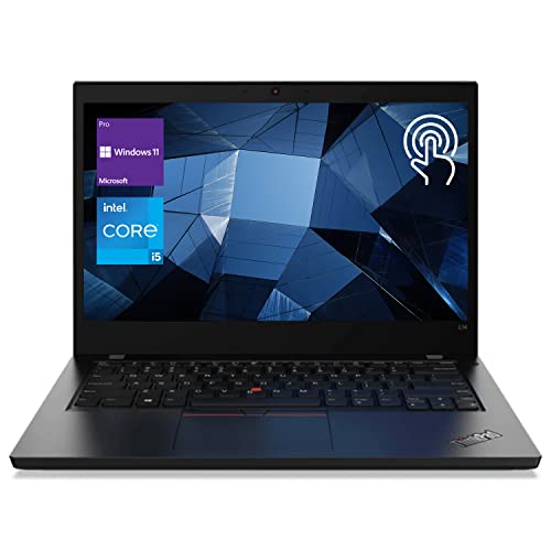 Lenovo ThinkPad L14 Gen2 Business Laptop, 14" FHD Touchscreen 60Hz, Intel Core i5-1135G7, 8GB RAM, 512GB PCIe SSD, Webcam, HDMI, Fingerprint Reader, Wi-Fi 6, Windows 11 Pro, Black