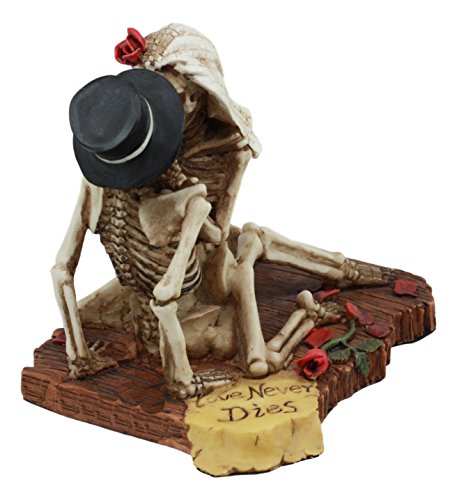 Gifts & Decors Wedding Skulls Love Never Dies Stranded CAST Away Skeletons Figurine