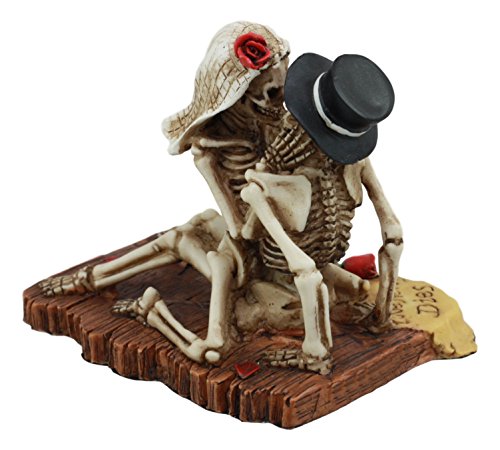 Gifts & Decors Wedding Skulls Love Never Dies Stranded CAST Away Skeletons Figurine