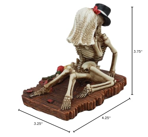 Gifts & Decors Wedding Skulls Love Never Dies Stranded CAST Away Skeletons Figurine