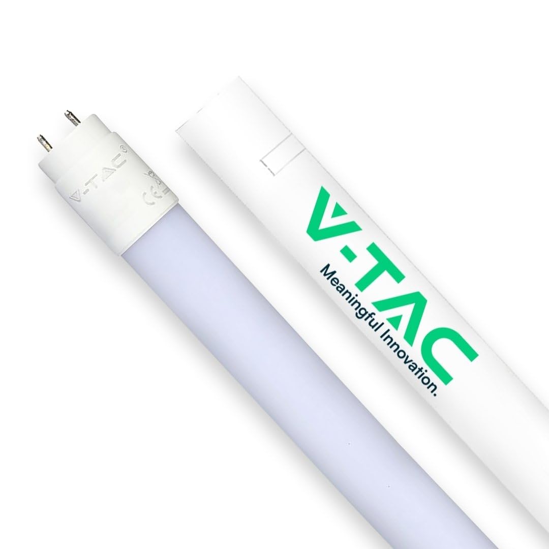 V-TAC LED Energy Efficiency Class: C (A - G) G13 Tubular Shape 15.00 W Daylight White (Diameter x H) 28 mm x 28 mm Pack of 1