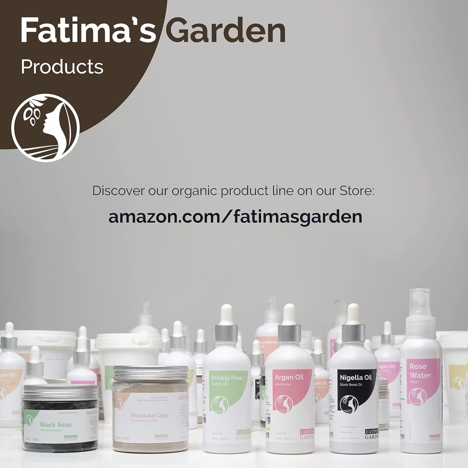 Fatima's Garden Argan Oil Black Soap - Exfoliating Cleanser, 1Kg