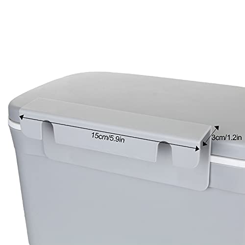 2.4 Gallon Hanging Trash Can with Lid Kitchen Compost Bin Trash Can for Counter Top or Under Sink, Hanging Small Trash Can with Lid for Cupboard / Bathroom / Office, Mountable Indoor Compost Bucket