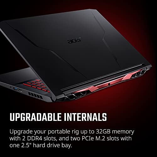 Acer Nitro 5 AN517-54-79L1 Gaming Laptop | Intel Core i7-11800H | NVIDIA GeForce RTX 3050Ti GPU | 17.3" FHD 144Hz IPS Display | 16GB DDR4 | 1TB NVMe SSD | Killer Wi-Fi 6 | Backlit KB | Win 11