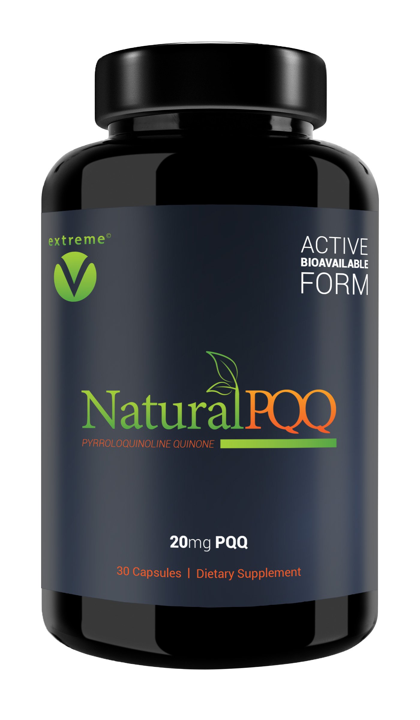 NaturalPQQ - Cellular Energy for The Active Lifestyle - 20mg PQQ, Mitochondrial Biogenesis