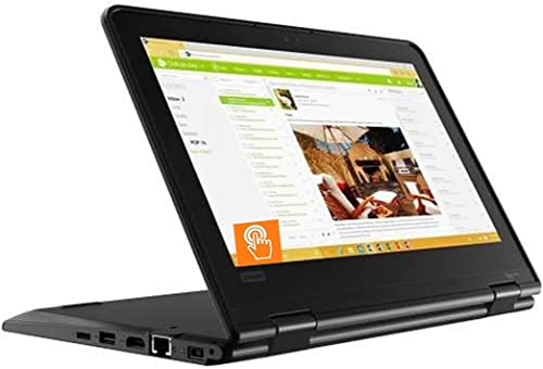 Lenovo ThinkPad Yoga 11E 11.6" HD 2-in-1 Touchscreen Laptop, Intel Celeron N4120, 4GB RAM 256GB SSD, Intel UHD Graphics 600, Webcam, HDMI, WiFi, Bluetooth, Windows 10 Pro, Black