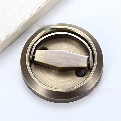 EKoKim Hidden Door Lock Handles Stainless Steel 304 Drawer Pulls Furniture Handles Handles for Cabinets and Drawers Wardrobe Pulls 1Pcs (Color : Green Bronze)
