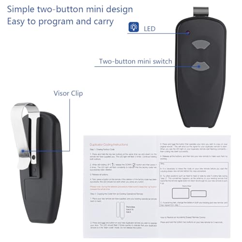 Garage Door Opener Remotes for Marantec Harrison Martin M3-2312 Digital 382 Garage Door Remote