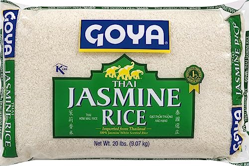 Goya Foods Thai Jasmine Rice, 20 Pound (Pack of 2)