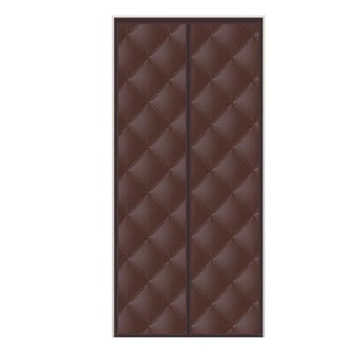 Magnetic Thermal Insulated Door Curtain Waterproof Windproof Insulated Door Curtain Magnetic Thermal pu Garage Garage Door Window Magnets,A-35x89 Inch