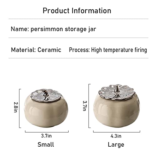 MLAFE Ceramic Jar With Lid, White Kitchen Countertop Pantry, Nordic Style Storage Jar For Snacks, Coffee Beans, Tea Leaves, Cereals, Etc. (L)