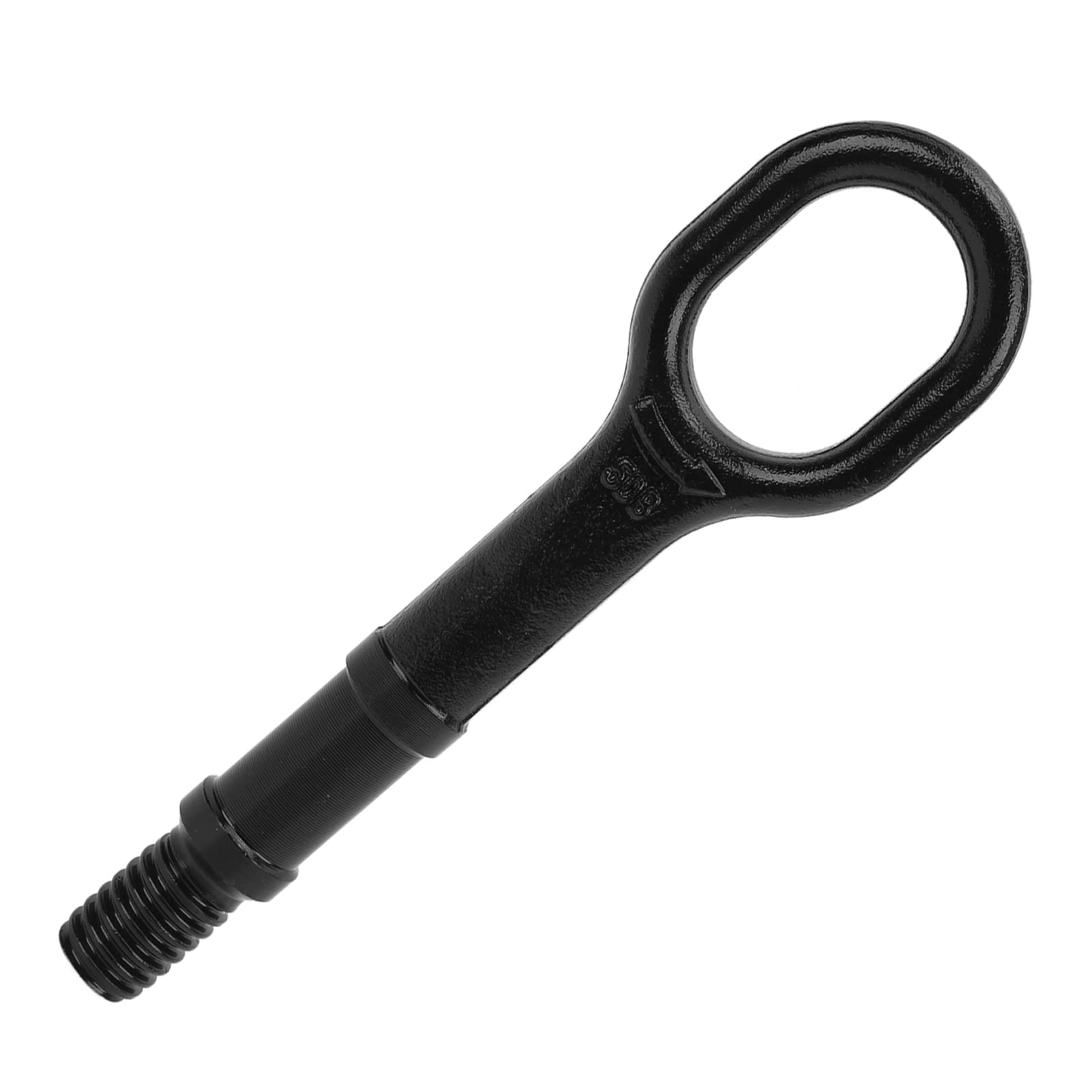 Towing Eye Tow Hook, 1T0 805 615A Car Bumper Trailer Ring Hinge Hook Replacement for CC 2009-2018 R32 2006-2014, Black