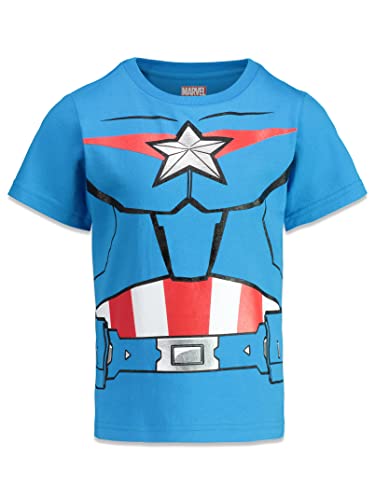 Marvel Avengers Iron Man Captain America Black Panther Big Boys 4 Pack Athletic T-Shirts 10