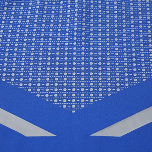 Doomiva Boys Compression T Shirt Kids Goalkeeper Goalie Shirts Sports Undershirt Soccer Tops Athletic Gym Sweatshirt Blue 9-10 Years