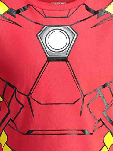 Marvel Avengers Iron Man Captain America Black Panther Big Boys 4 Pack Athletic T-Shirts 10