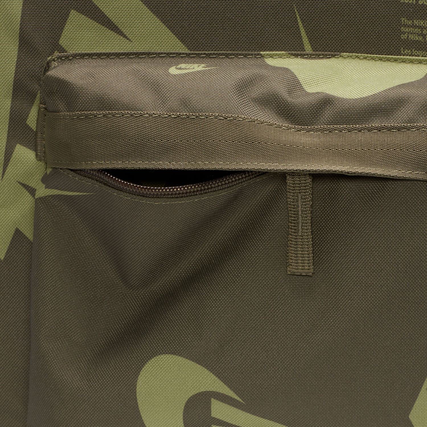 Nike Heritage 2.0 AOP Backpack DQ5956-222 MEDIUM OLIVE/BLACK, One Size