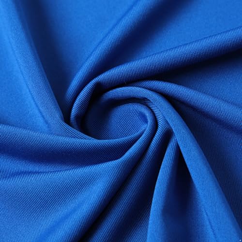 Doomiva Boys Compression T Shirt Kids Goalkeeper Goalie Shirts Sports Undershirt Soccer Tops Athletic Gym Sweatshirt Blue 9-10 Years