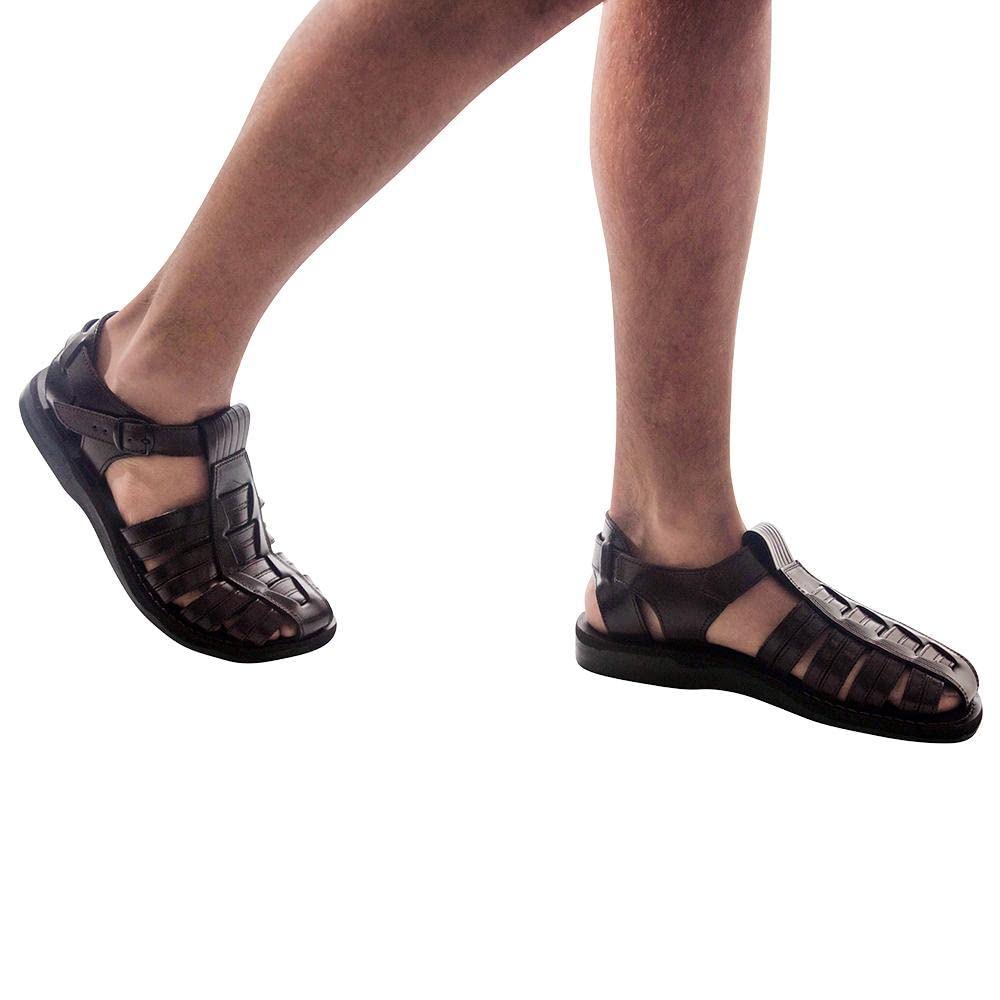 Jerusalem Sandals Barak - Leather Closed Toe Sandal - Men Sandals