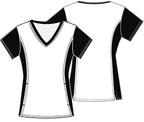 Tooniforms Women Scrubs Top V-Neck Print TF677, XXS, Moana Energy