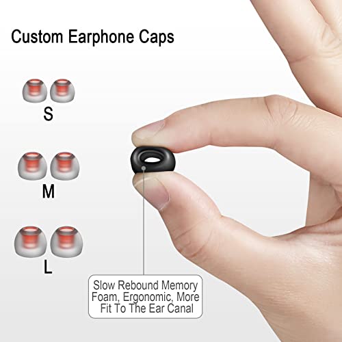GEVO VR Gaming Earphones for Oculus Quest 2, Noise-Isolating in-Ear Silicone Caps Earbuds (Sliver)