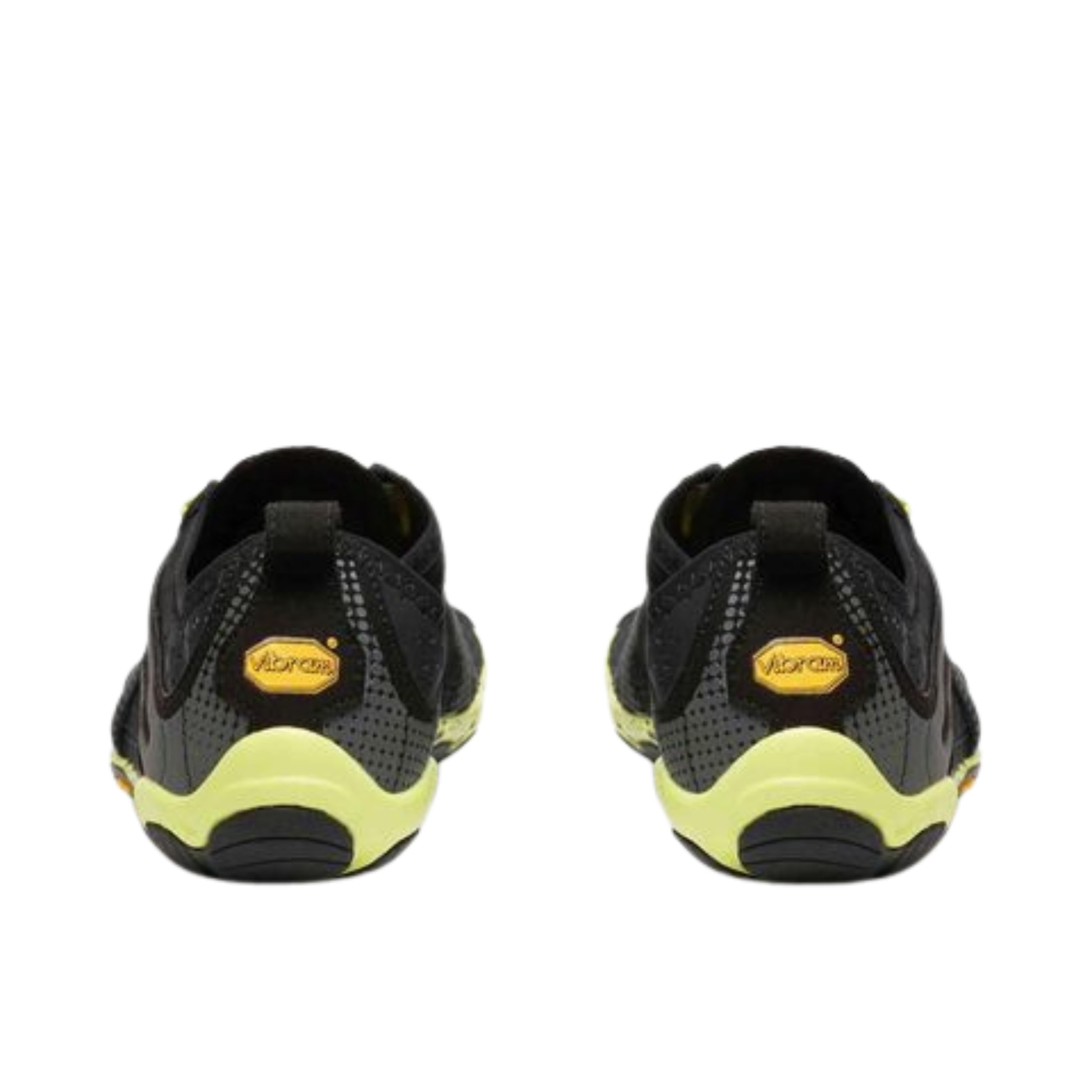 Vibram Men's FiveFingers V-Run Shoe, Black/Yellow, 49 EU / 13-14 US
