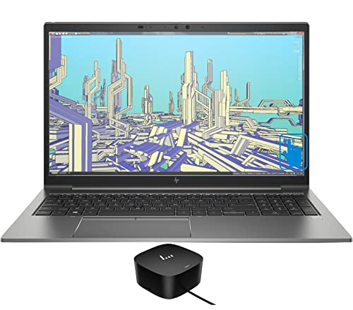 HP 2023 ZBook Firefly G8 15.6" Touchscreen Full HD IPS Laptop (Intel i7-1185G7 4-Core, 32GB RAM, 512GB SSD, Intel Iris Xe, Backlit KYB, FP, 2 Thunderbolt 4, WiFi 6, BT 5.2, Win 10 Pro) w/Hub
