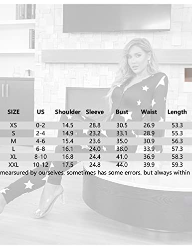 Ekouaer Bandage One Piece Pajama Romper Long Sleeve Jumpsuit Sleepwear For Women, Light Grey,Small