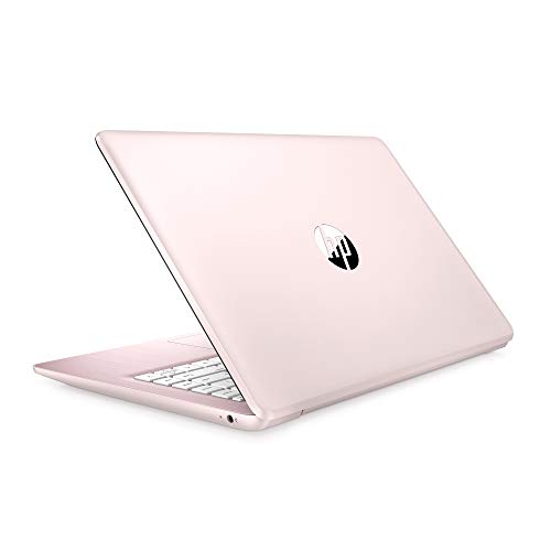 2021 Newest HP 14 inch HD Laptop Computer, Intel Celeron N4000 up to 2.6 GHz, 4GB DDR4, 64GB eMMC Storage, WiFi , Webcam, HDMI, Bluetooth, 1 Year Microsoft 365,Windows 10 S, Rose Pink + Hubxcel Cables