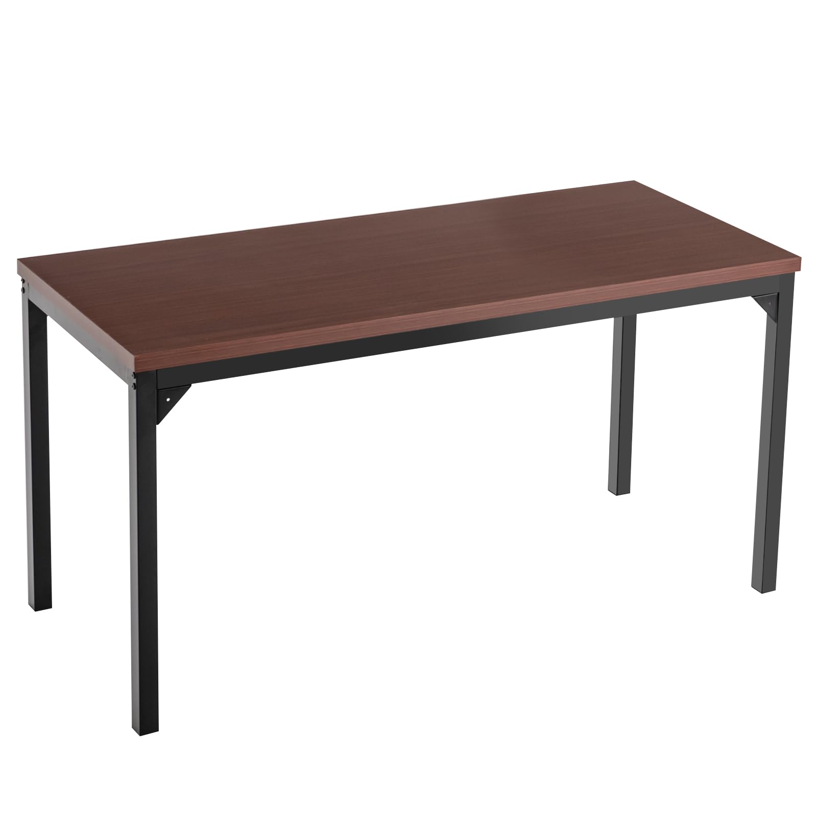 Tangkula Conference Table Set of 4, Rectangular Meeting Room Table with Large Tabletop & Heavy-Duty Metal Frame, Multifunctional Computer Desk for Home, Office, Conference Room