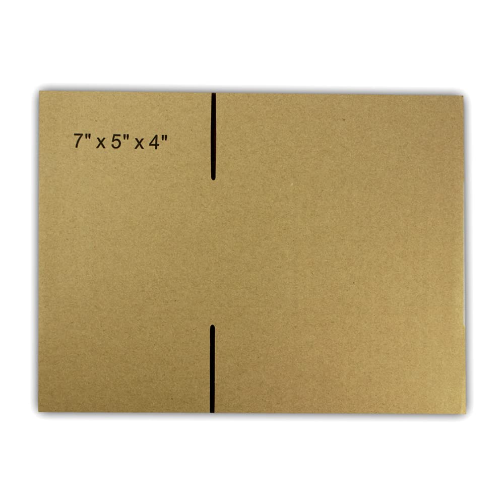 EcoSwift 1-Box 7x5x4 Corrugated Cardboard Shipping Box Mailing Moving Packing Carton 7 x 5 x 4 inches