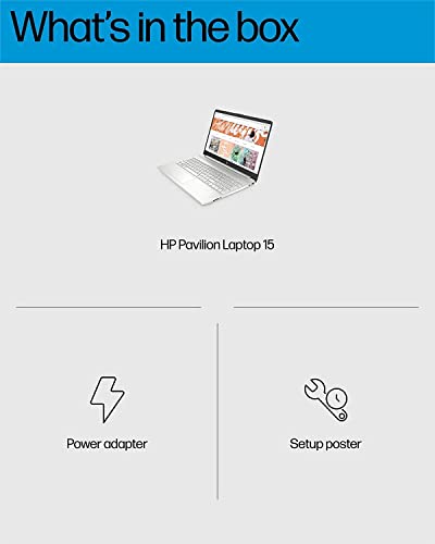 HP 15 15.6" HD Business Laptop Computer [Windows 11 Pro], Octa-Core AMD Ryzen 7 5700U (Beat Beats i7-10510U), 16GB RAM, 512GB PCIe SSD, Numeric Keypad, Wi-Fi 6, HDMI, USB, Long Battery Life, w/Battery