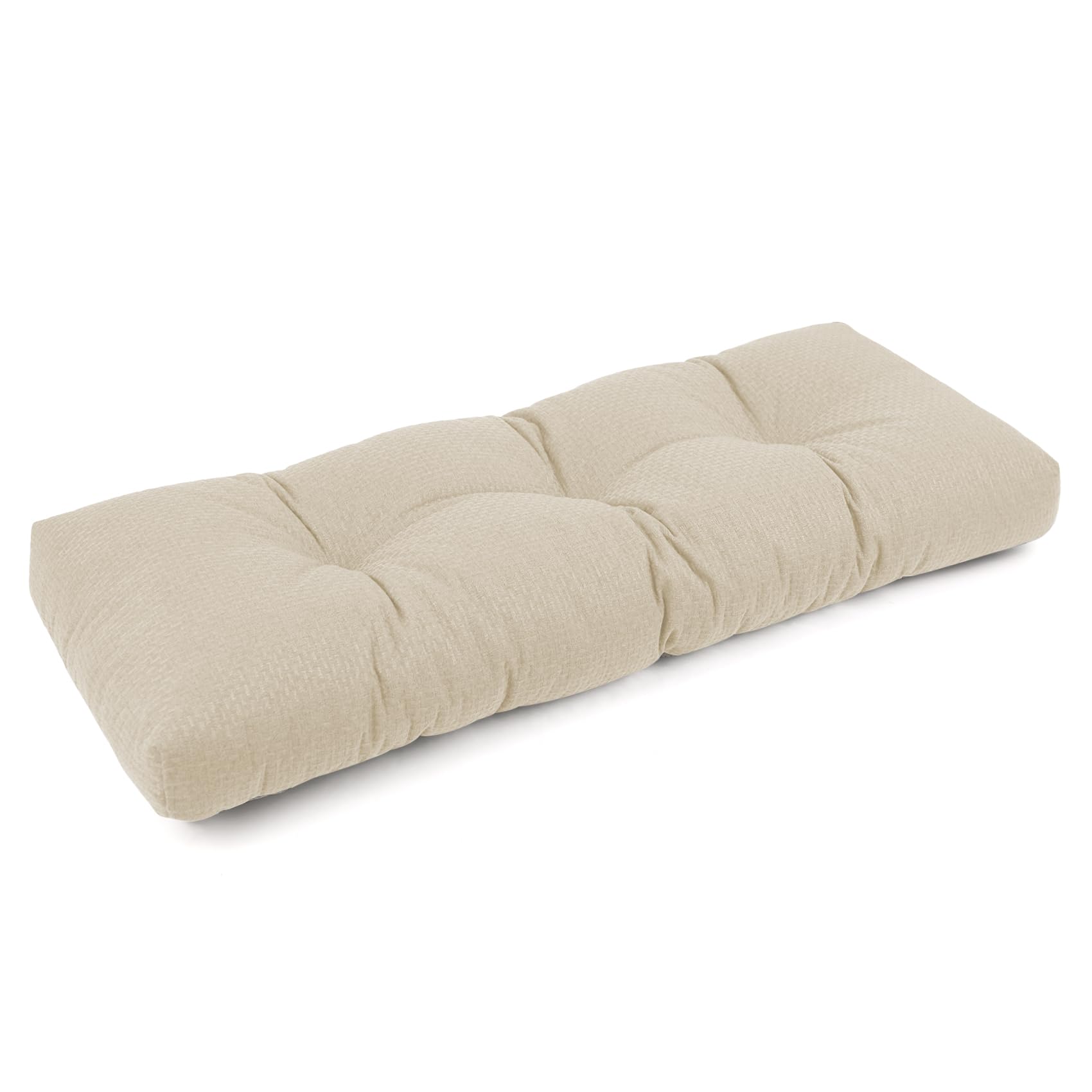 Lokex Bench Cushion,36x14In Thick and Breathable Bench Cushions for Indoor Furniture,Tufting Window Seat Cushions Indoor,Cream