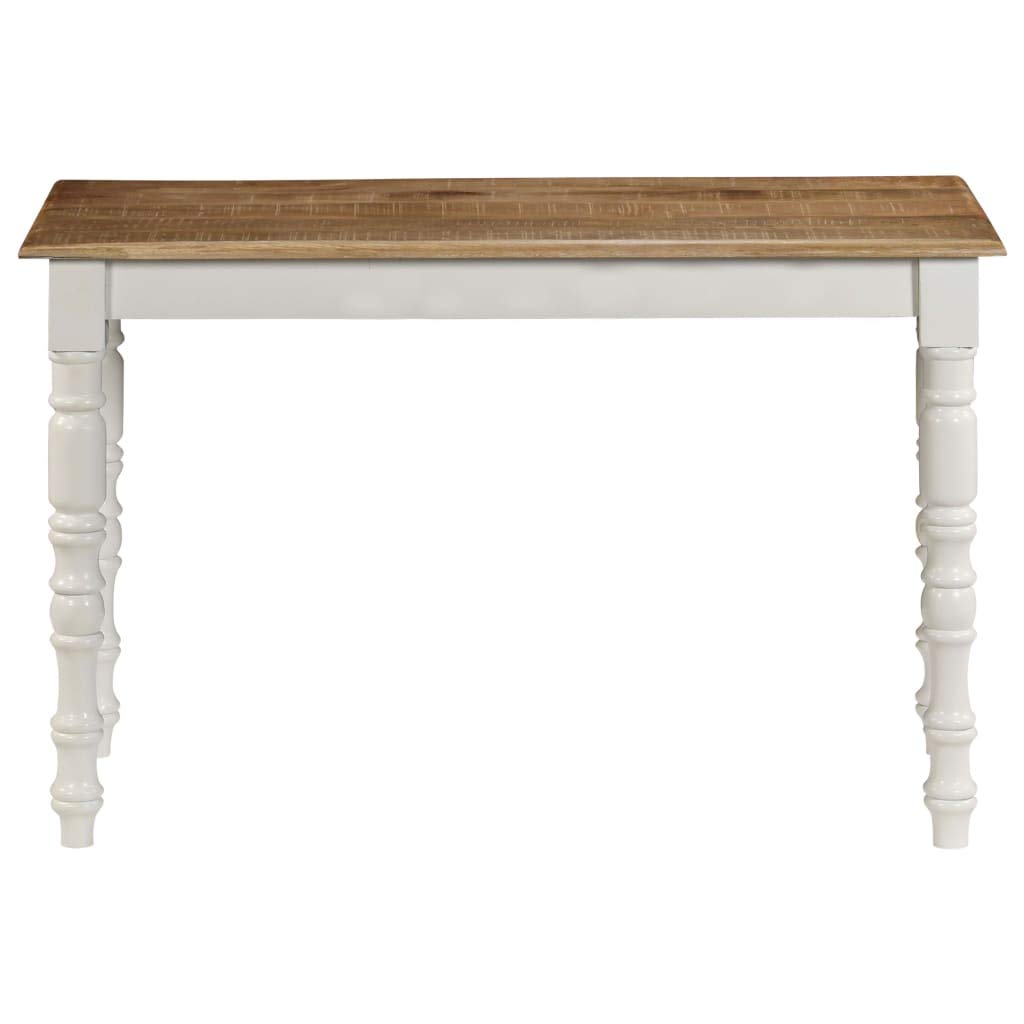 Dining Table,Industry Offic Table,Rectangle Conference Table,Writing Desk,Console Table,Cocktail Table,Perfectly in a Dining Room, Den, Office Room, Family Room, 47.2"x23.6"x29.9" Solid Mango Wood